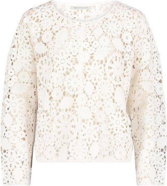 Betty&Co Strickpullover Damen mit U-Boot-Ausschnitt (1-tlg)