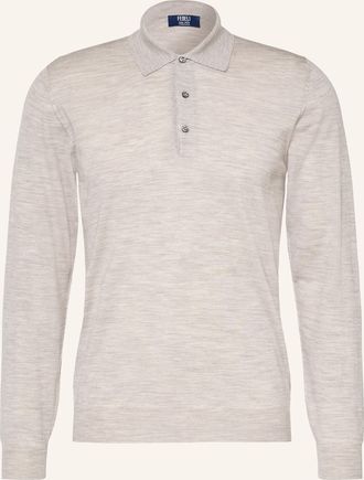 Fedeli Fedeli Strick-Poloshirt beige