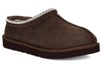 UGG Mens Tasman Distressed Slipper, Burnt Cedar, 12