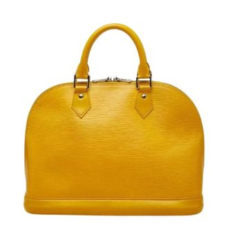 Louis Vuitton Pre-owned Sac Alma Epi - Femme - Pre-owned - Jaune - Taille: ONE Size