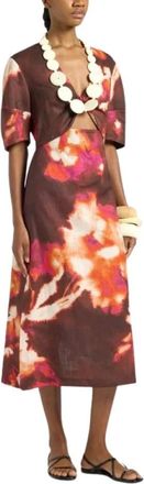 Liviana Conti Femme, Robes, Multicolore, Taille: 40 FR L6Sl65 D-Flw Midi Dress