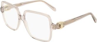 Ferragamo SF3058 028 Lunettes pour femme Transparent Chaud Gris 56/15/145