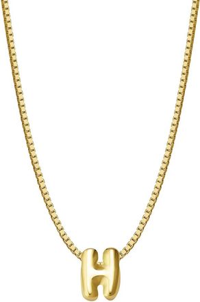 Glanzst&uuml;cke M&uuml;nchen Halskette - Sterling Silber Halskette Buchstabe H - Gr. unisize - in Gold - f&uuml;r Damen