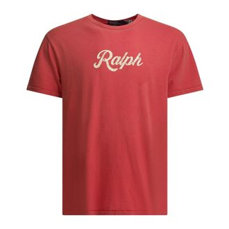 Polo Ralph Lauren Herren T-Shirts & Poloshirts Bekleidung Ss26 - - Tops - Herren - Rot - XL