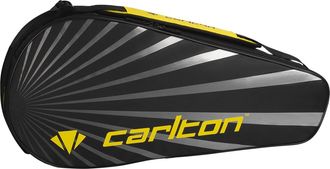 Carlton Team 1-vaks Badminton Schl&auml;ger Tasche, Schwarz/Silber/Gelb
