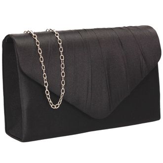 Swankyswans Damen Chantel Clutch, Schwarz