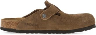 Birkenstock Boston Dark Tea, Suede Leather