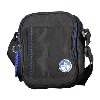 North Sails Verstellbare Umh&auml;ngetasche Schwarz Kontrastdetails Rei&szlig;verschluss - - Bags - Herren - Schwarzk - ONE SIZE