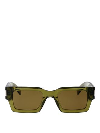 Saint Laurent Lunettes De Soleil - Vert