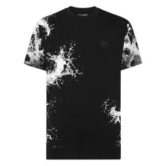 Plein Sport T-Shirt Rundhalsausschnitt SS Splash Extreme - - Sport - Herren - Schwarzk - XS