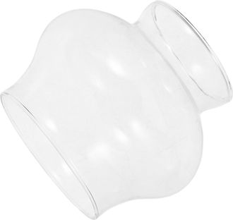 DOITOOL Glas &Ouml;llampe Schirm Ersatzdach Verdicktes Klarglas Winddicht &Ouml;l Lampenschirm F&uuml;r Kleine Petroleumlampe Innen Outdoor Vintage Design