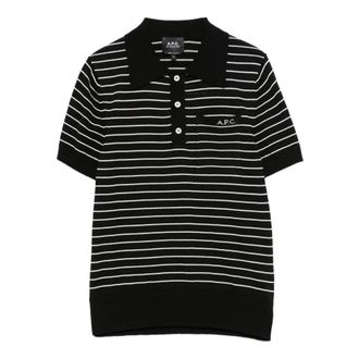 A.P.C. Polo Aline - - Tops - Damen - Schwarzk - M