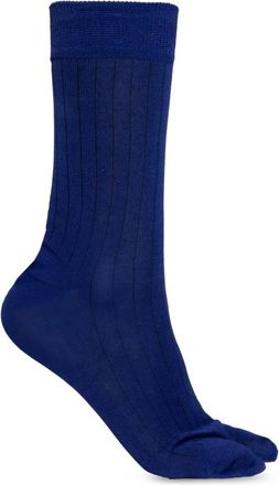 Maison Margiela Homme, Sous-v&ecirc;tements, Bleu, Taille: S Tabi Socks