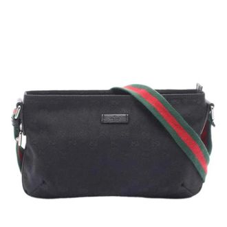 Gucci unisex, Pre-owned, Noir, Taille: ONE Size Sac bandouli&egrave;re en toile Pre-owned