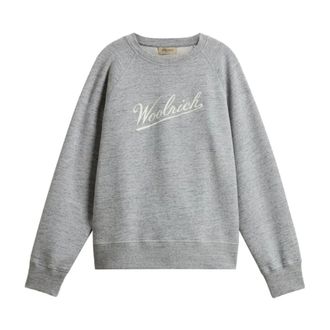 Woolrich Damen, Sweatshirts & Hoodies, Grau, LGr&ouml;&szlig;e