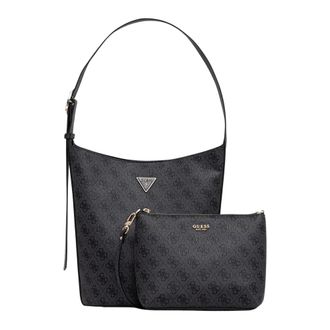Guess Sac port&eacute; &eacute;paule Meridian - Femme - Sacs - Noir - Taille: ONE Size