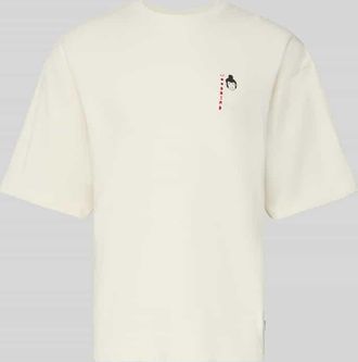 Woodbird T-Shirt mit Label-Detail Modell Beam