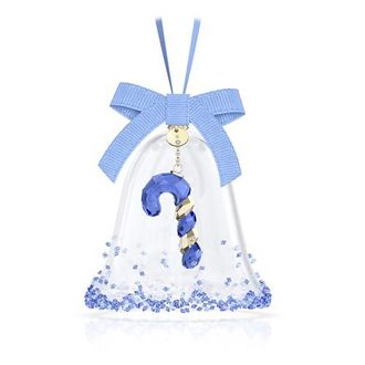 Swarovski Holiday Cheers, Dulcis Bell Ornament, Blue