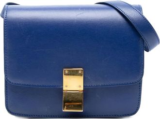 Celine petit sac à bandoulière Classic Box (2015) - Bleu