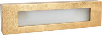 Lindby Gips Wandlampe in Gold, Up- and Downlight Effekt Wandleuchte 2 flammig für Wohnzimmer Esszimmer Küche Flur Gipsleuchte Wand innen IP20