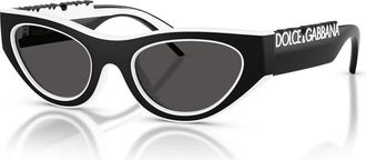 Dolce & Gabbana Cat-eye Sonnenbrille - - Accessories - unisex - Schwarzk - 47 MM