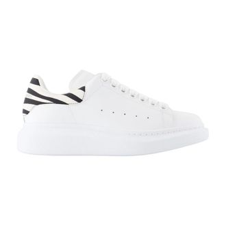 Alexander McQueen Wei&szlig;e Leder Oversized Sneakers - - Shoes - Damen - Wei&szlig; - 37 EU