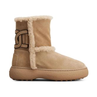 Tod's Schwarze Damen Stiefeletten - - Shoes - Damen - Braun - 41 EU