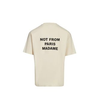 Dr&ocirc;le de Monsieur T-Shirt amples&eacute;rigraphi&eacute; en coton