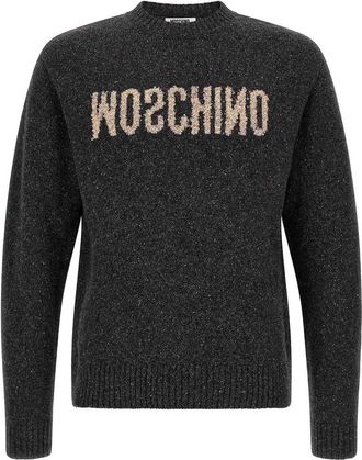 Moschino Rundhalspullover - Grau