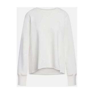 Dondup Femme, Tops, Blanc, Taille: 36 FR Felpa Girocollo Regular