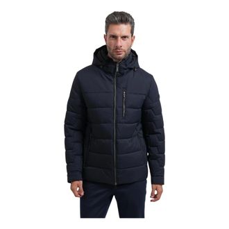 Bugatti Veste matelass&eacute;e avec capuche - Homme - Vestes - Bleu - Taille: M