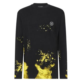 Plein Sport T-shirt Rundhals Tiger - - Sport - Herren - Schwarzk - XS