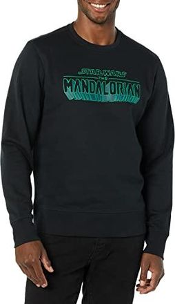 Amazon Essentials Disney | Marvel | Star Wars Sweatshirt Col Rond en Molleton Homme, Logo Mando Star Wars, XS