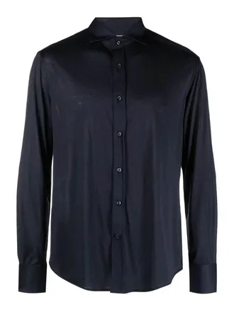 Brunello Cucinelli Chemise - Bleu Fonc&eacute;