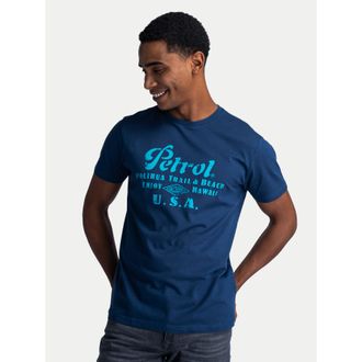 Petrol Industries T-Shirt M-1040-TSR600 Blau Regular Fit