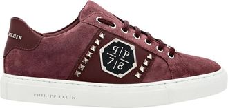 Philipp Plein Femme, Chaussures, Rouge, Taille: 38 EU Lo-Top Baskets