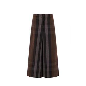 Burberry Baumwoll-Freizeithose - - Trousers - Damen - Braun - M