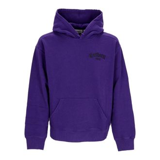 Carhartt Work in Progress Homme, Sweatshirts et sweats à capuche, Violet, Taille: S Sweat à capuche Onyx Script pour homme