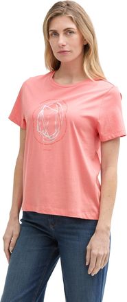 Tom Tailor Damen 1045534 T-Shirt, 14980 - Rosewood Pink, XL EU