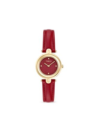 Furla bracelet en cuir 32 mm - Rouge