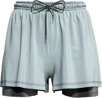 Generic HUIWDP Short de bain respirant et ample pour homme S&eacute;chage rapide, gris, 4XL