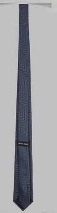 Giorgio Armani Jacquard Silk Necktie - Blue
