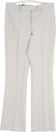 Max Mara Femme, Pantalons, Gris, Taille: 38 FR Wide Pantalons