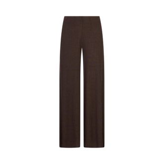 Agnona Femme, Pantalons, Brun, Taille: S Wide Pantalons