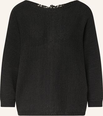 Comma Comma Pullover schwarz