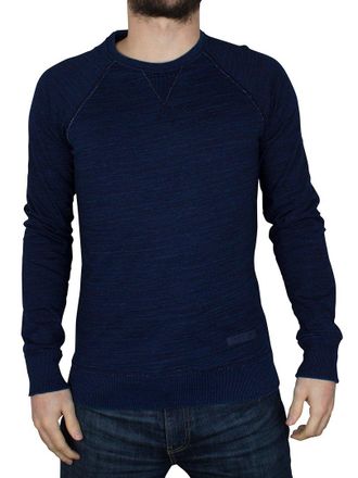 G-Star RAW Herren Rawleigh R T L/S Langarmshirt, Blau (Indigo 857), XX-Large