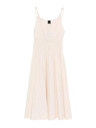 Pinko Knielanges Kleid - Hellbeige