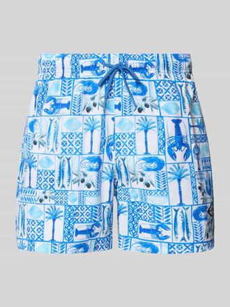 Jack & Jones Badehose im Allover-Look Modell MAUI VIBES NOVELTY