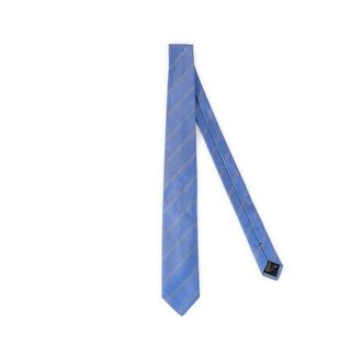 Au Printemps Paris Cravate &agrave; rayures en soie