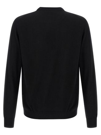 Fendi Mens Black Virgin Wool Cardigan Clothing